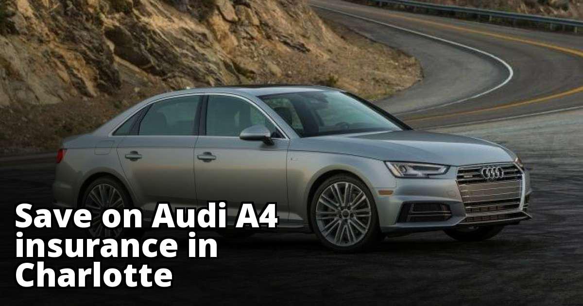 Audi A4 Insurance Quotes in Charlotte, NC