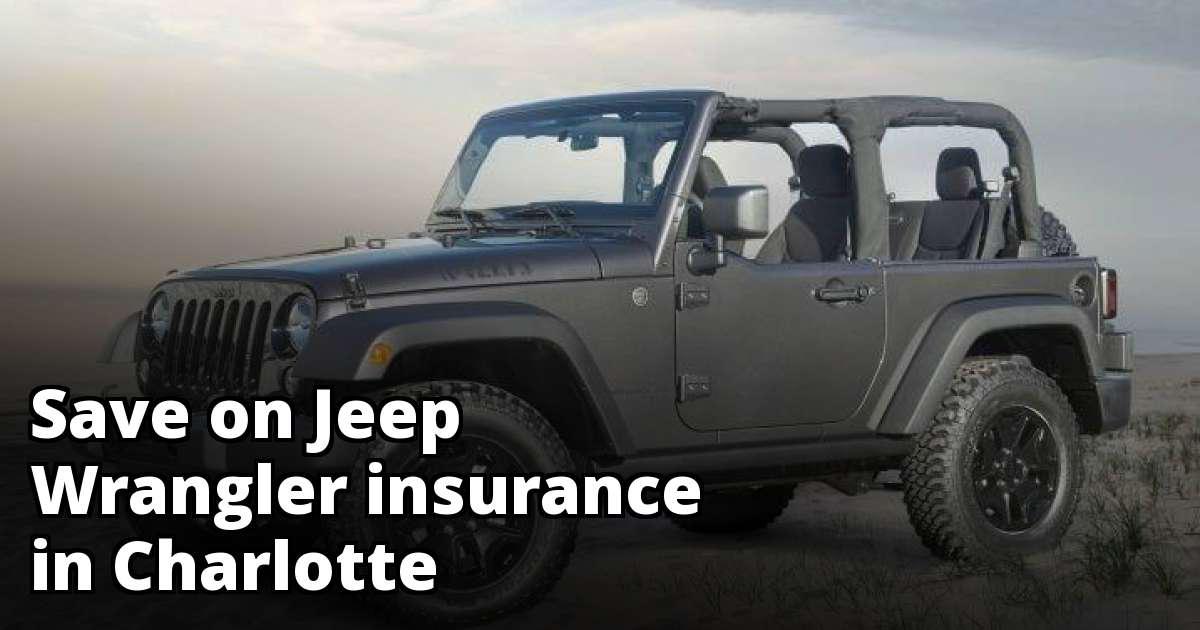 Cheap Insurance for a Jeep Wrangler in Charlotte